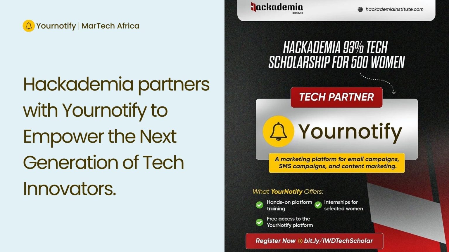 Hackademia partners with Yournotify to Empower the Next Generation of Tech Innovators - MarTech ...